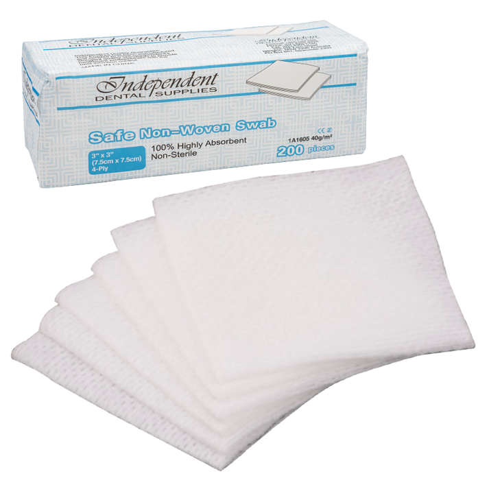 Gauze Swabs - Non Woven **BUY 5 GET 1 FREE** – Independent Dental Supplies