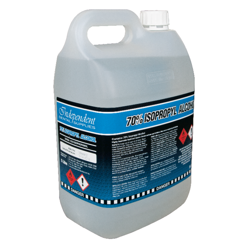 Isopropanol 70% - Alcohol – Independent Dental Supplies