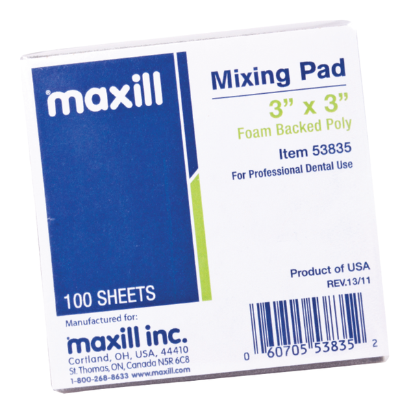 Mixing Pads - Foam Backed Poly – Independent Dental Supplies